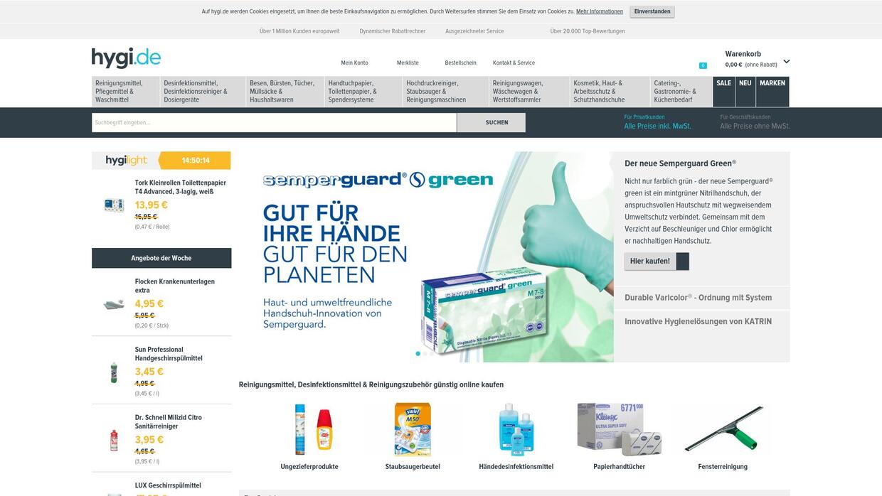 Erfahrungen mit hygi.de